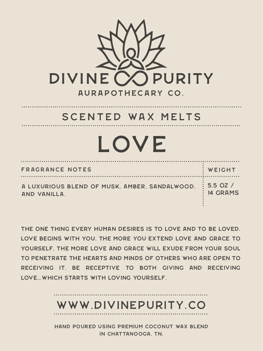 Love Wax Melt – Divine Purity